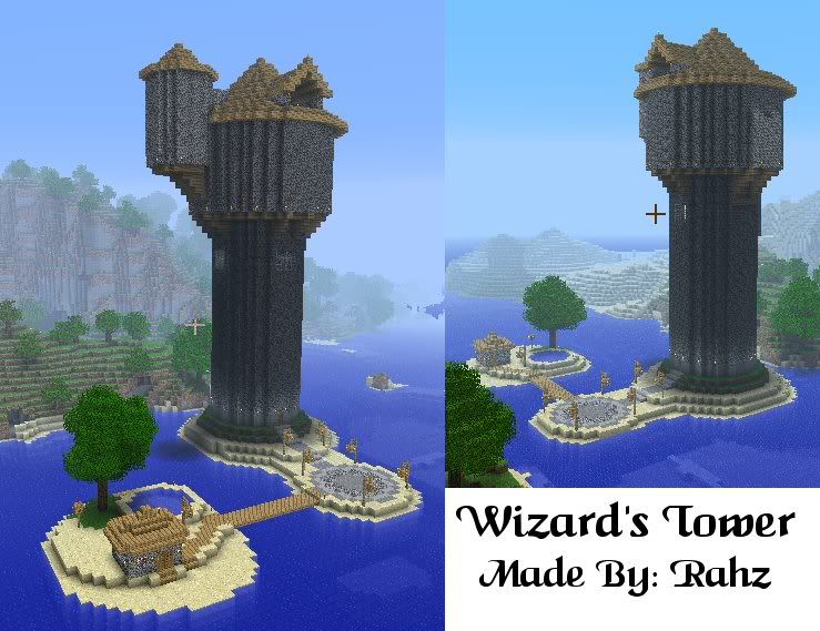 Minecraft Medieval Tower Schematic