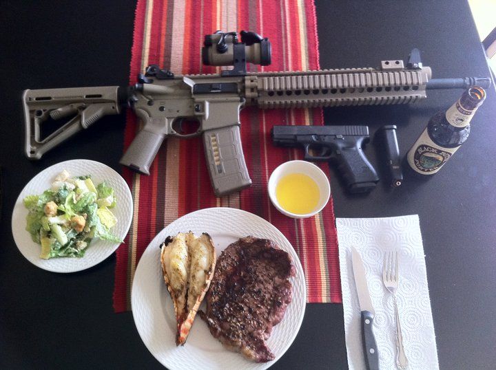 Why do people take pictures of a dinner plate with a gun? > General ...